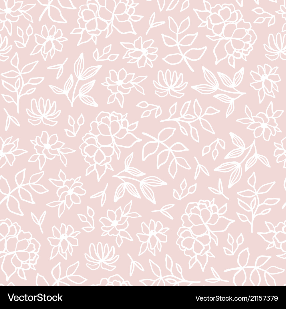 Hand drawn pattern Royalty Free Vector Image - VectorStock