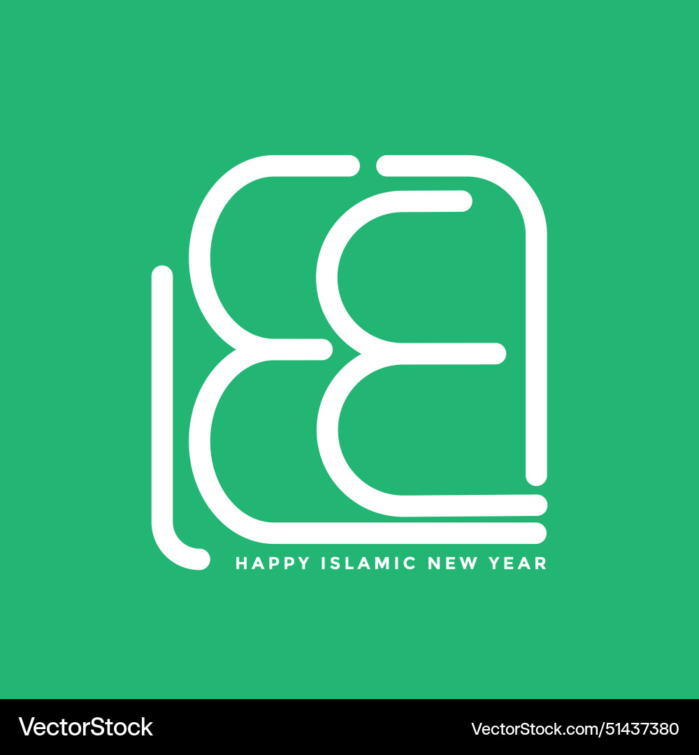 New hijri year 1446 Royalty Free Vector Image - VectorStock