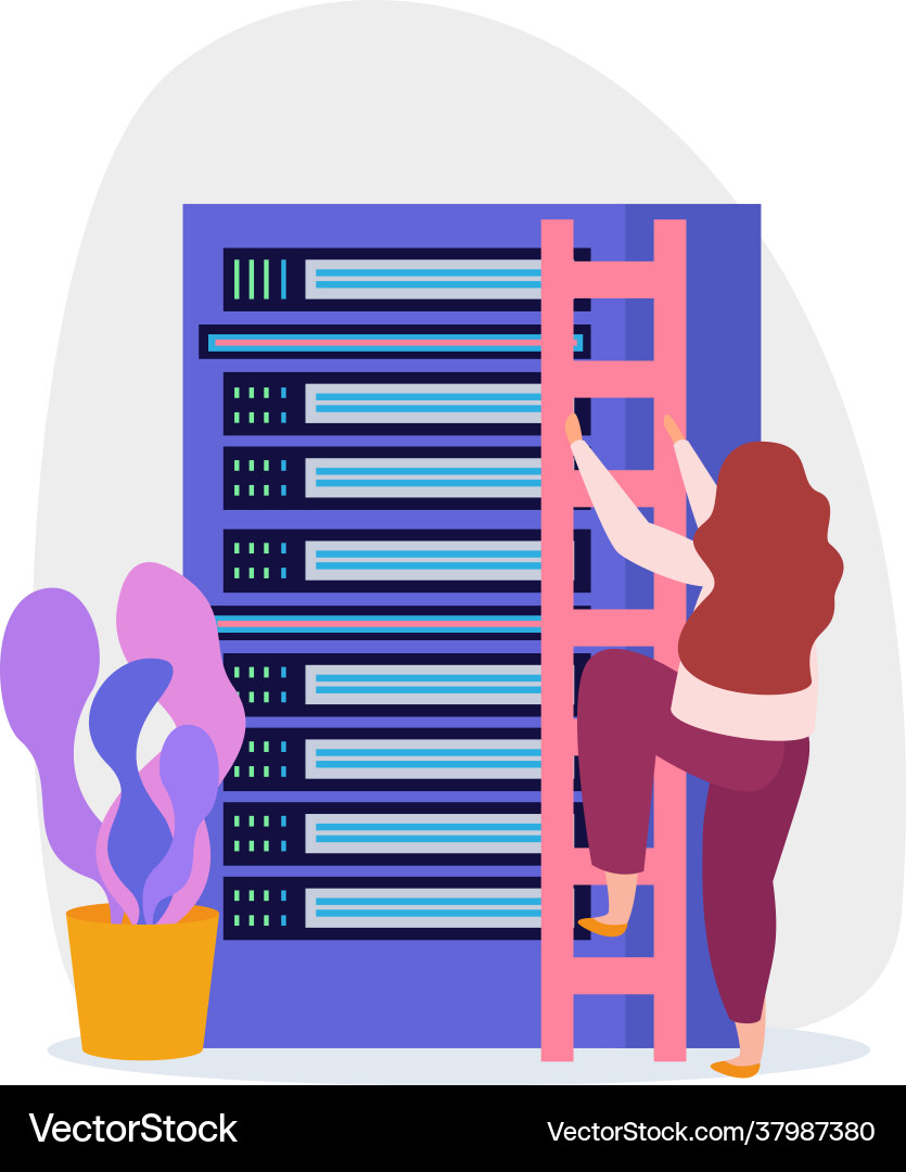 Server rack icon Royalty Free Vector Image - VectorStock