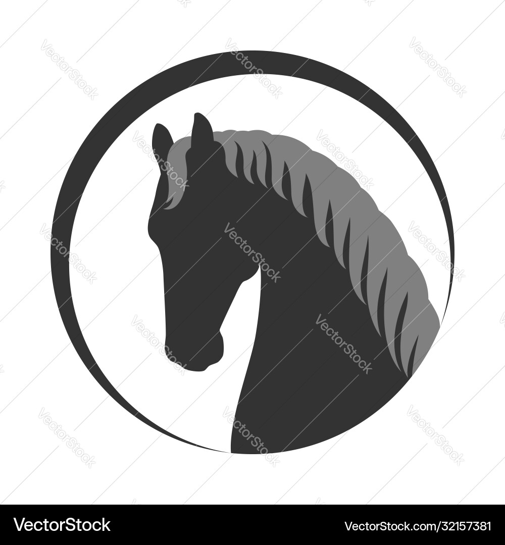 Horse sign Royalty Free Vector Image - VectorStock