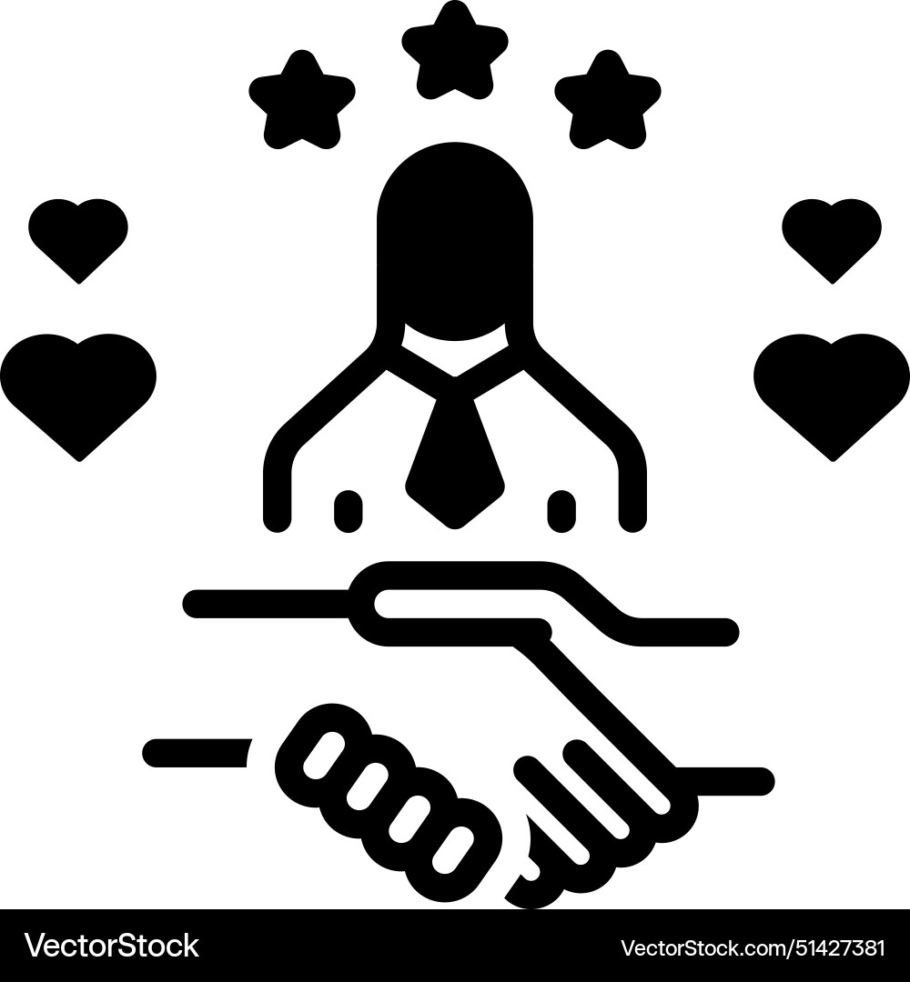 Loyal customer Royalty Free Vector Image - VectorStock