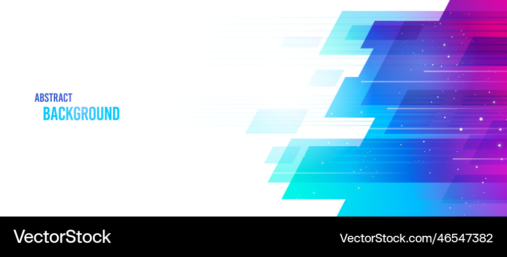 Colorful and futuristic dynamic background Vector Image