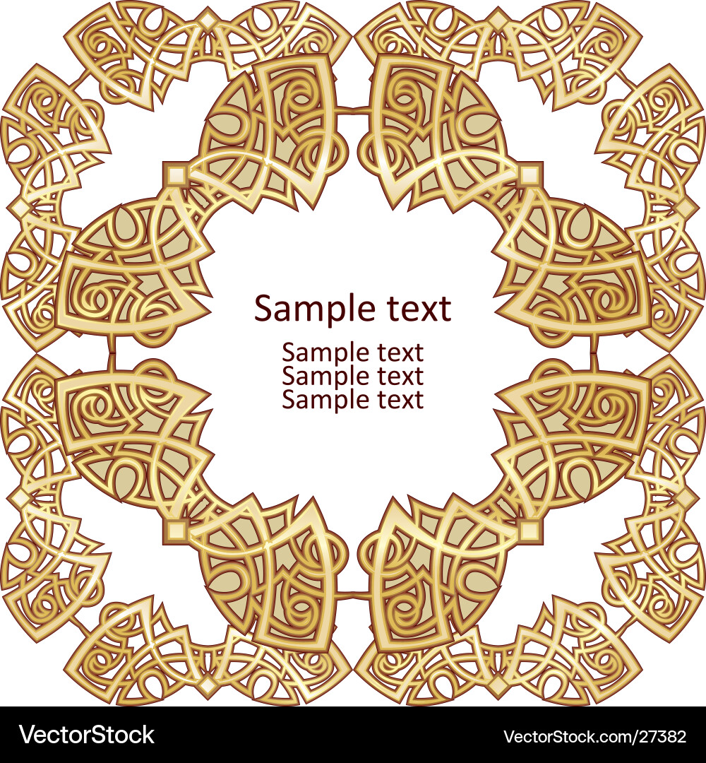Gold background Royalty Free Vector Image - VectorStock