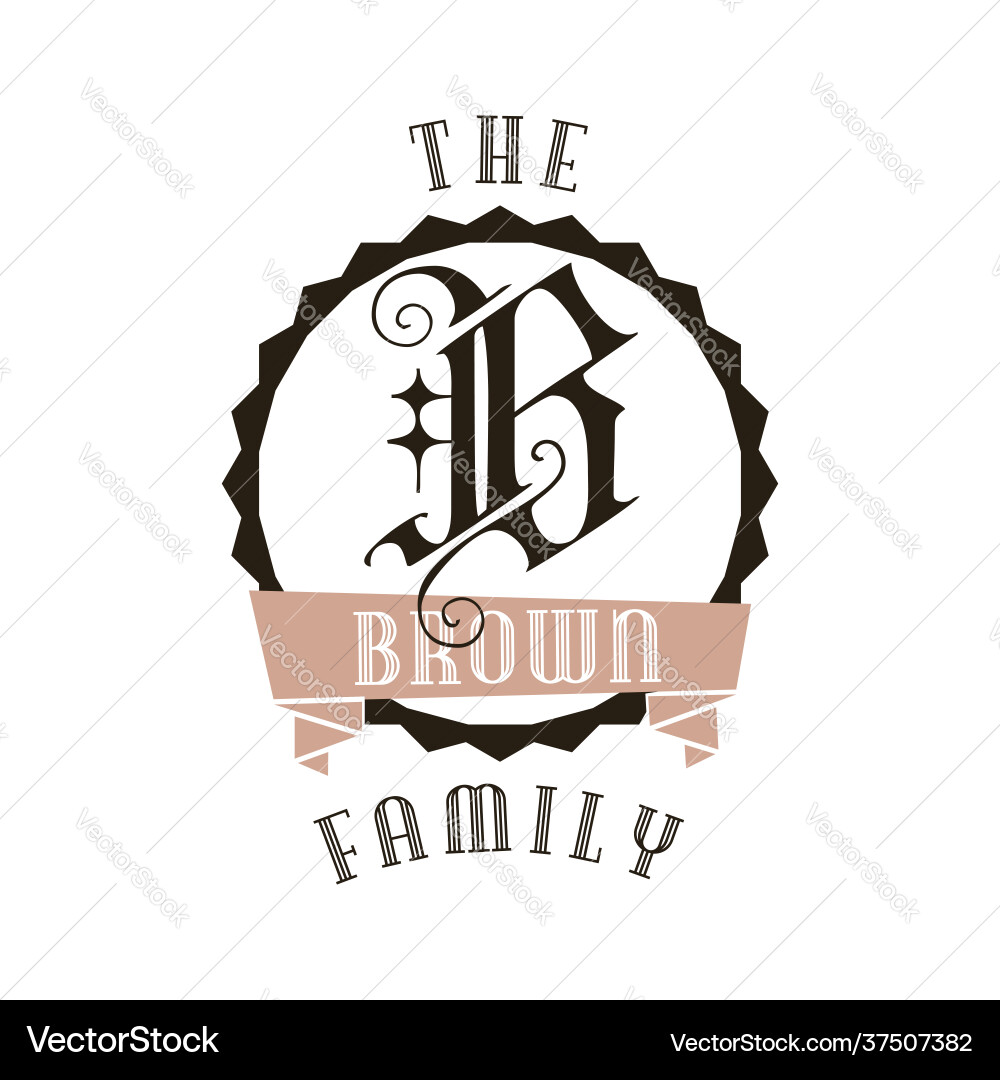 Monogram logo designs classic Royalty Free Vector Image