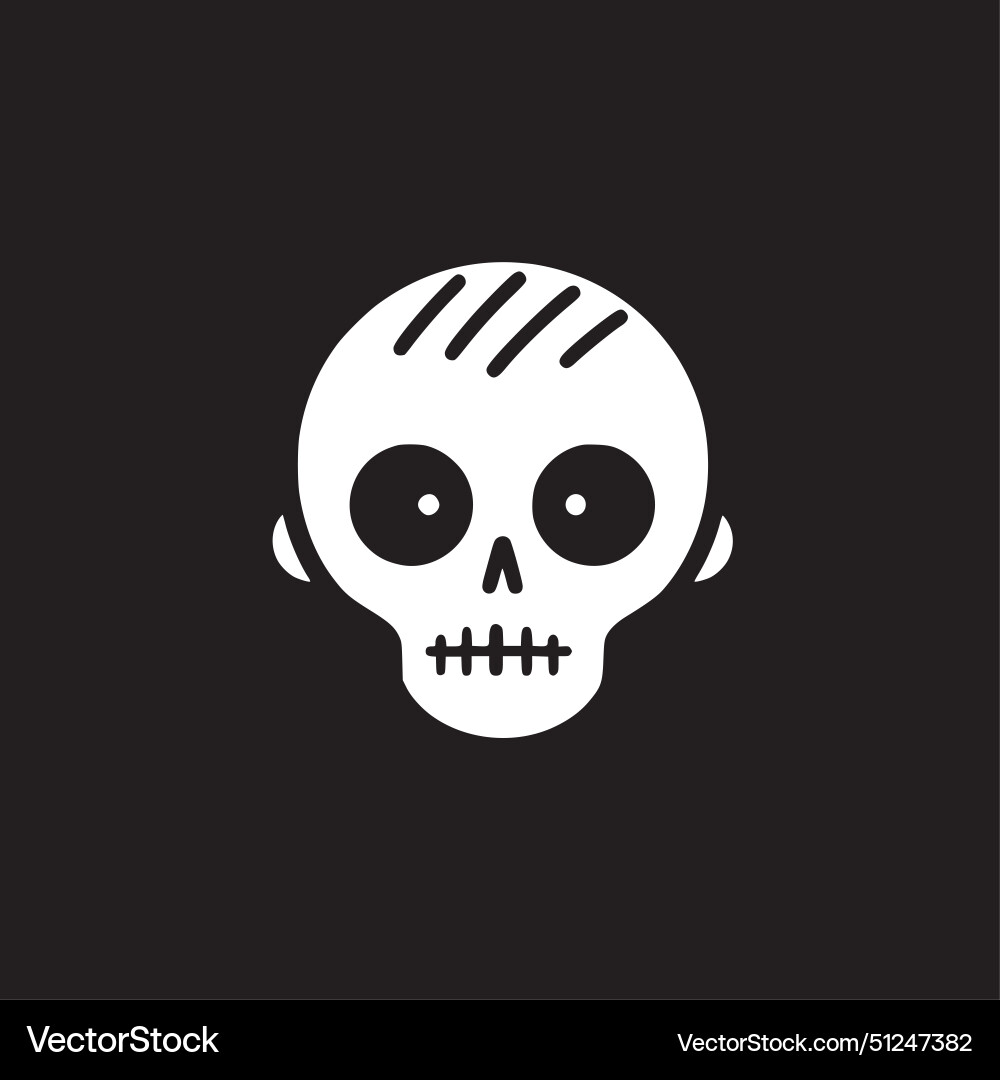 Skeleton - high quality logo - ideal for t-shirt Vector Image