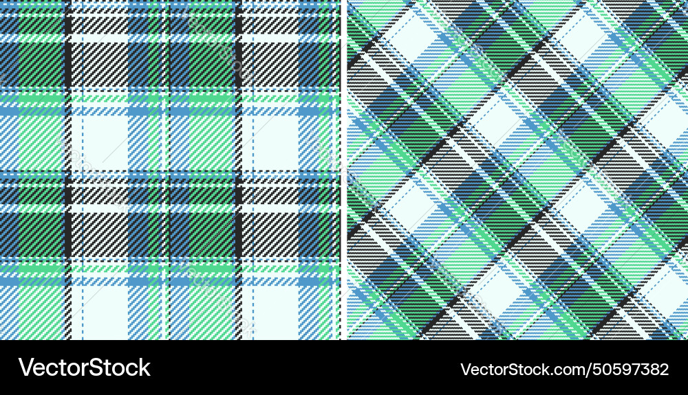 Textile seamless check of fabric background Vector Image
