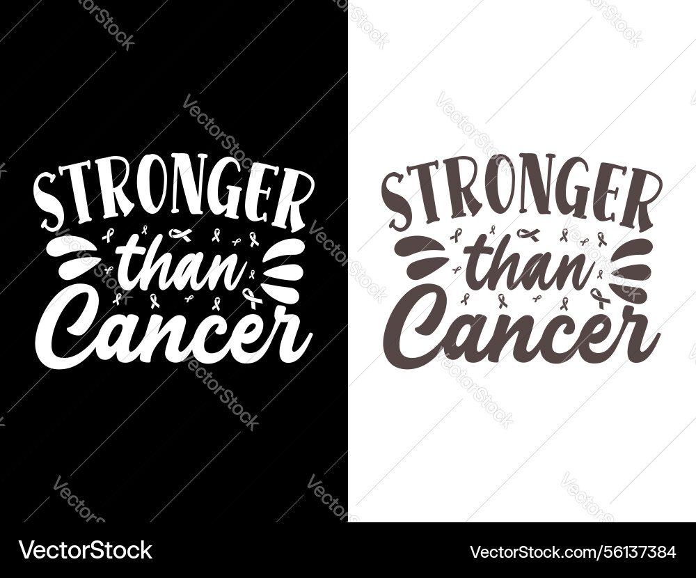 Inspirational cancer awareness graphic design Vector Image