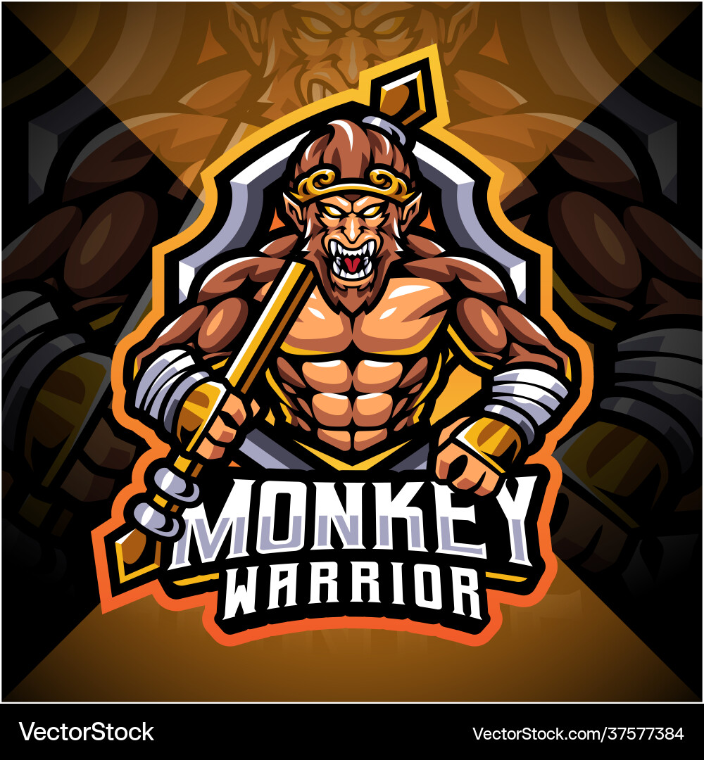 Monkey Warrior Vector Images (over 1,000)