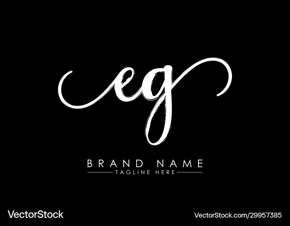 Cursive Letter G Vector Images (43)