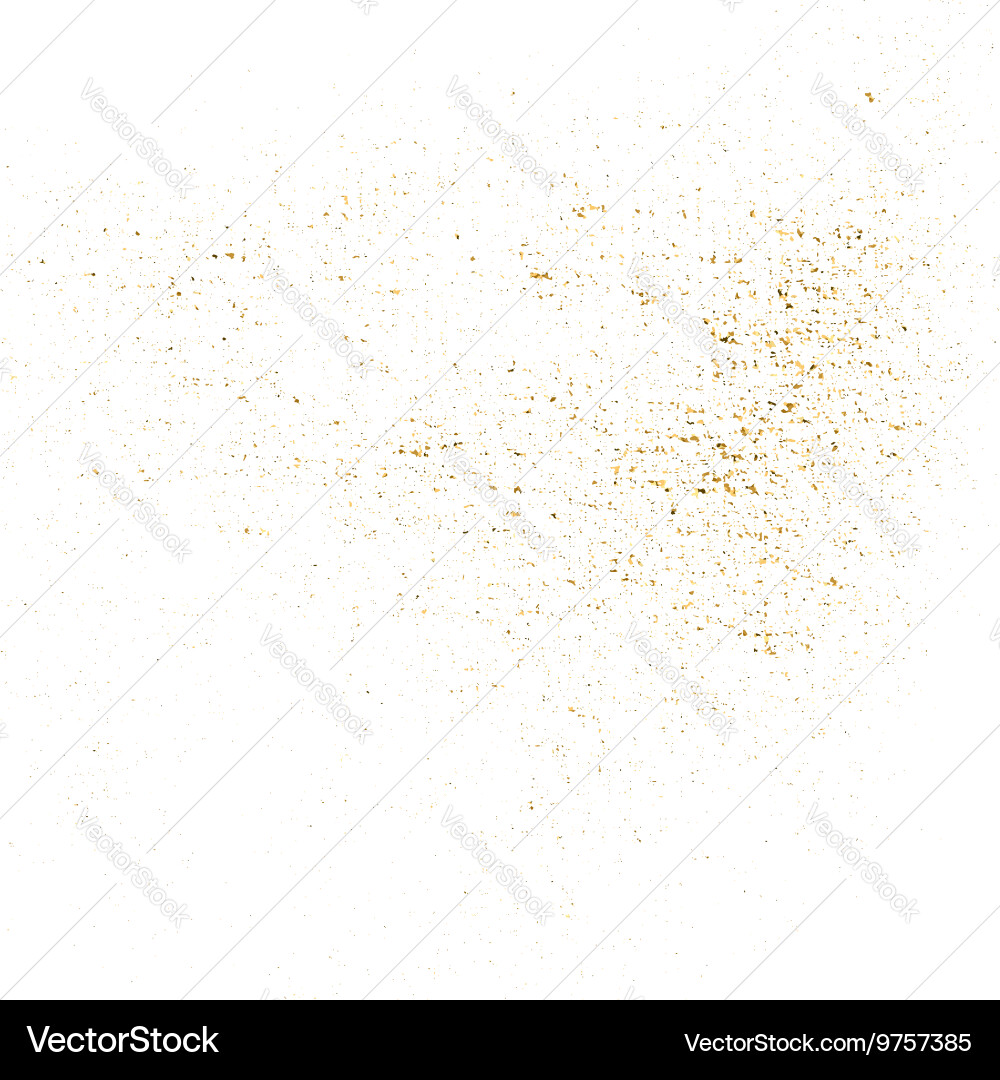 Gold Dust Texture Grunge Royalty Free Vector Image