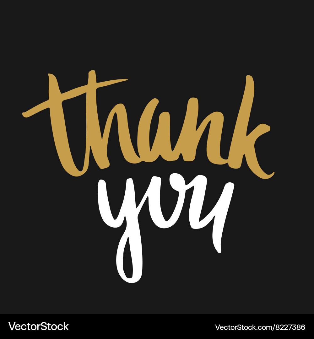 Hand drawn lettering poster Royalty Free Vector Image