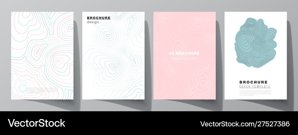 Layout a4 format modern cover Royalty Free Vector Image