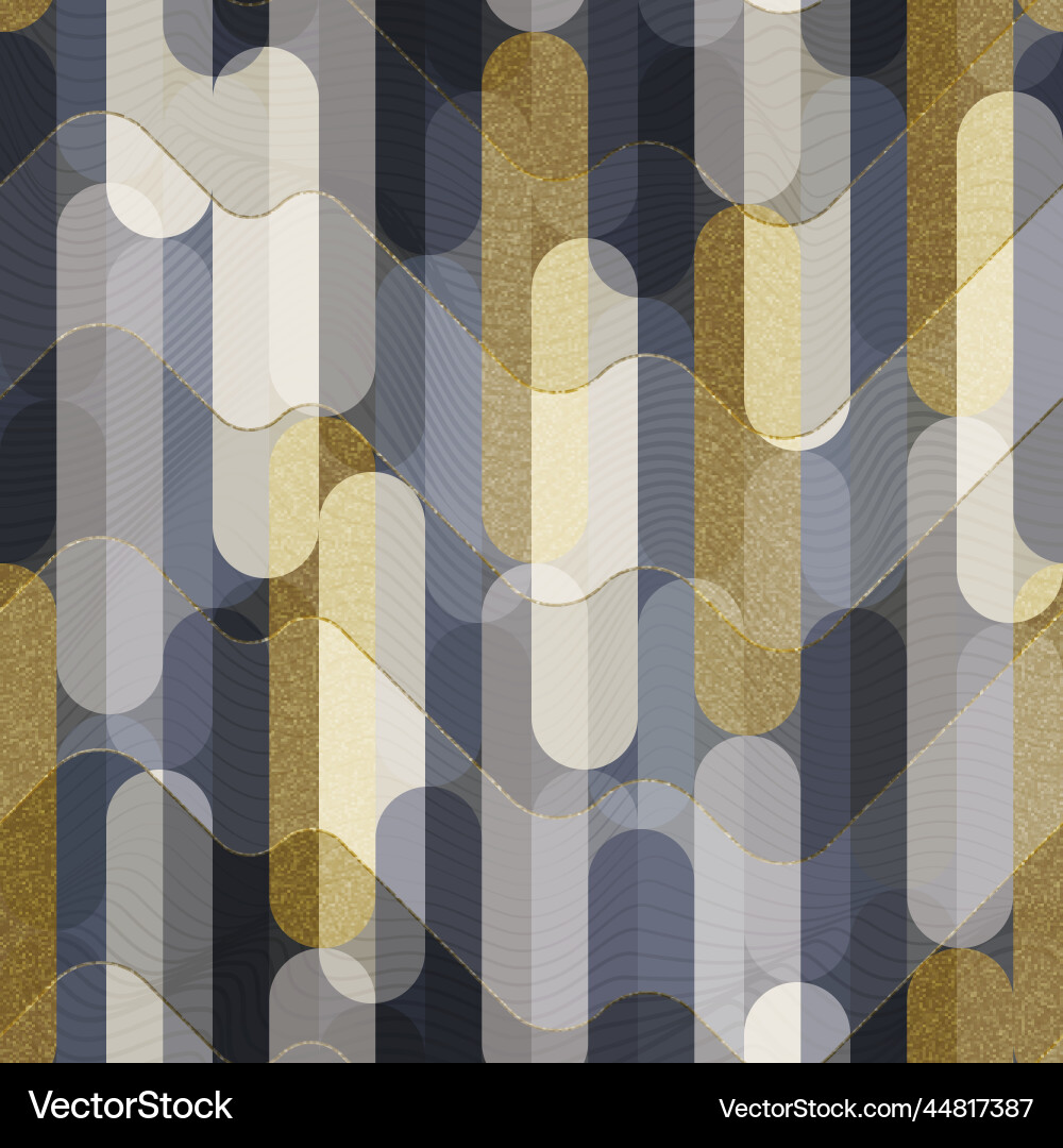 Luxury mosaic geometric pattern Royalty Free Vector Image