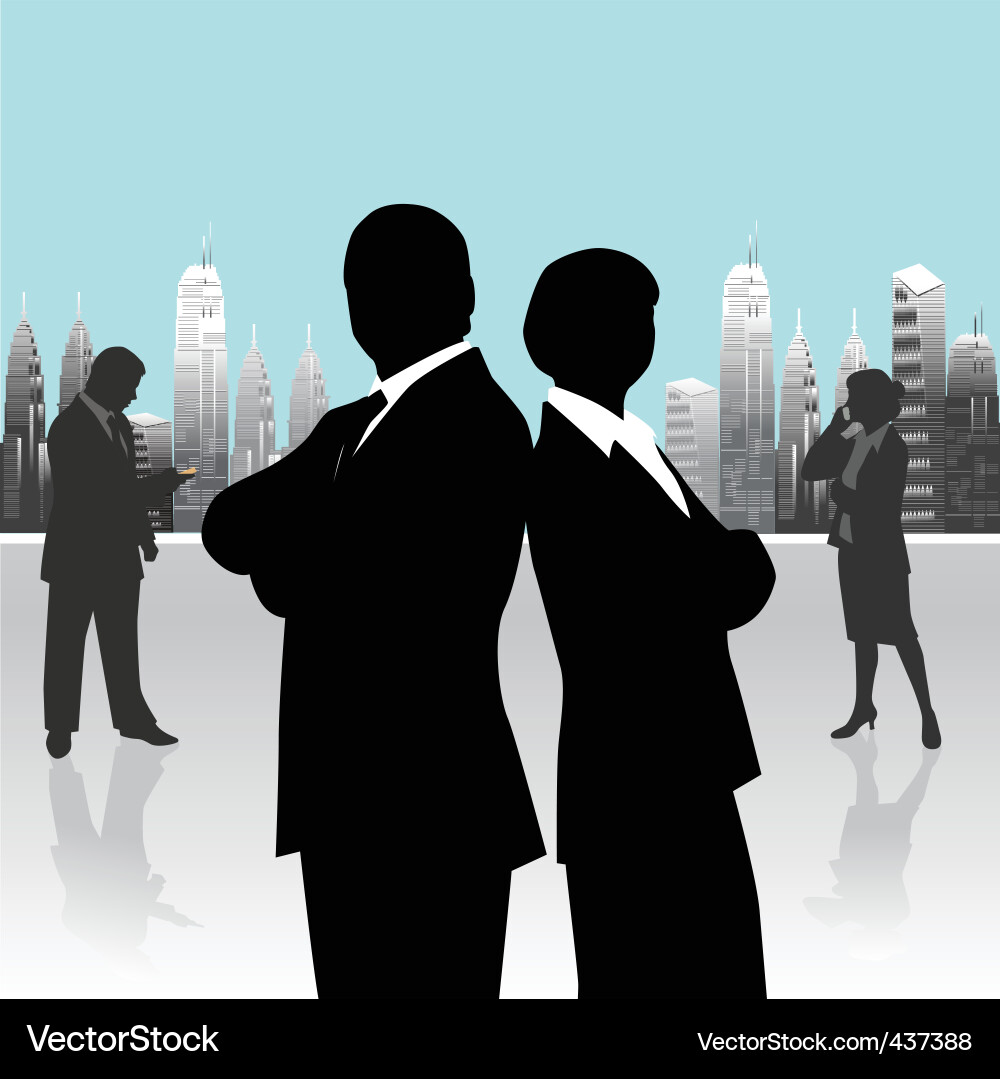 Business team Royalty Free Vector Image - VectorStock