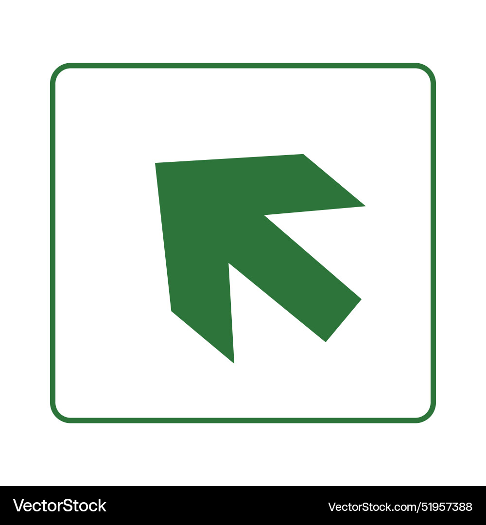 Emergency exit sign set Royalty Free Vector Image