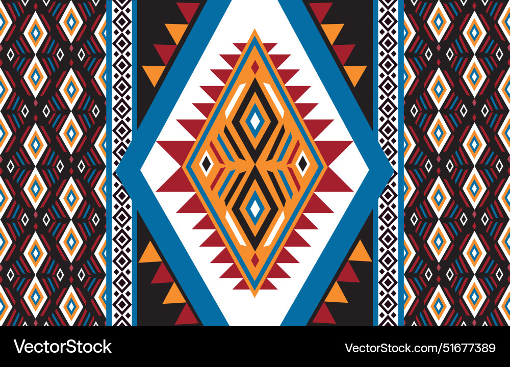 Abstract ethnic tribal wallpaper backdrop pattern Vector Image