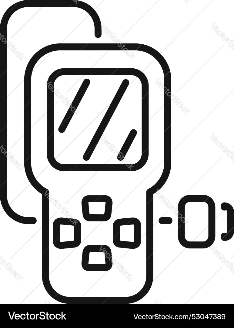 Glucometer showing blood glucose level icon Vector Image