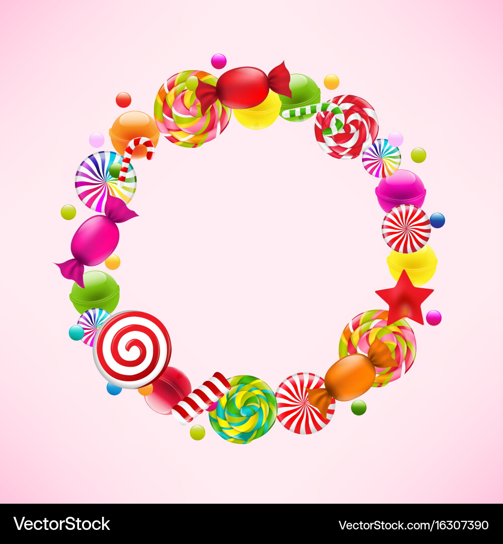 Candy ball Royalty Free Vector Image - VectorStock