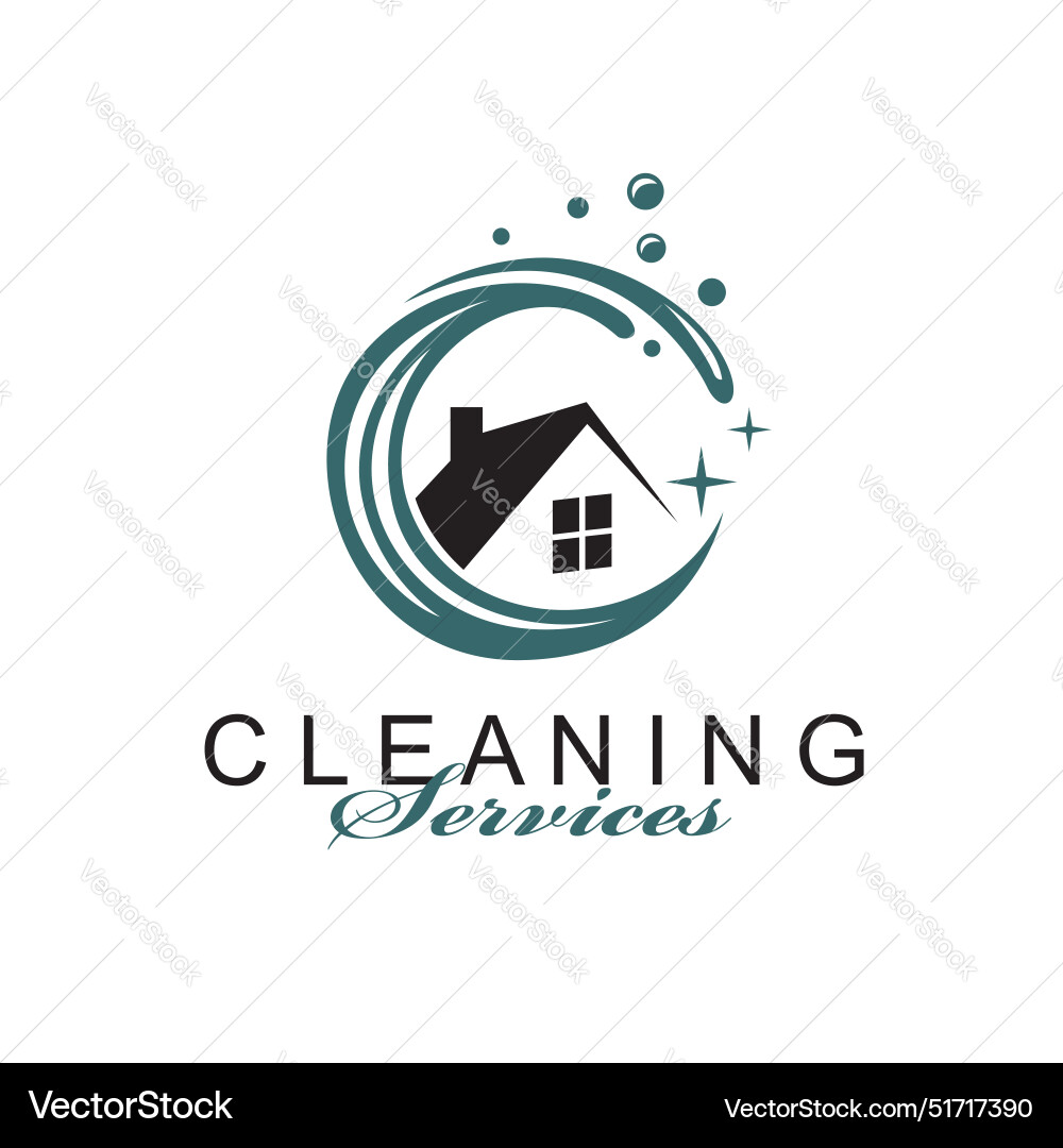 Cleaning service design Royalty Free Vector Image