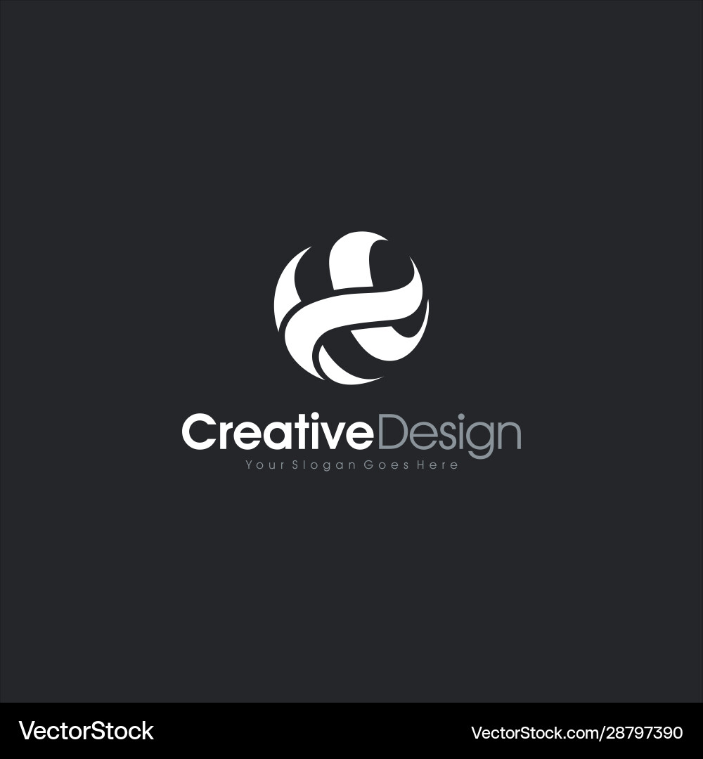 Letter h logo icon design template elements Vector Image