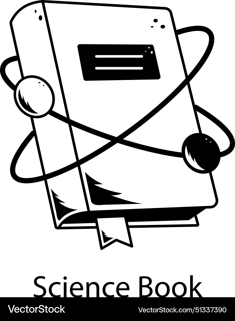 Science book Royalty Free Vector Image - VectorStock