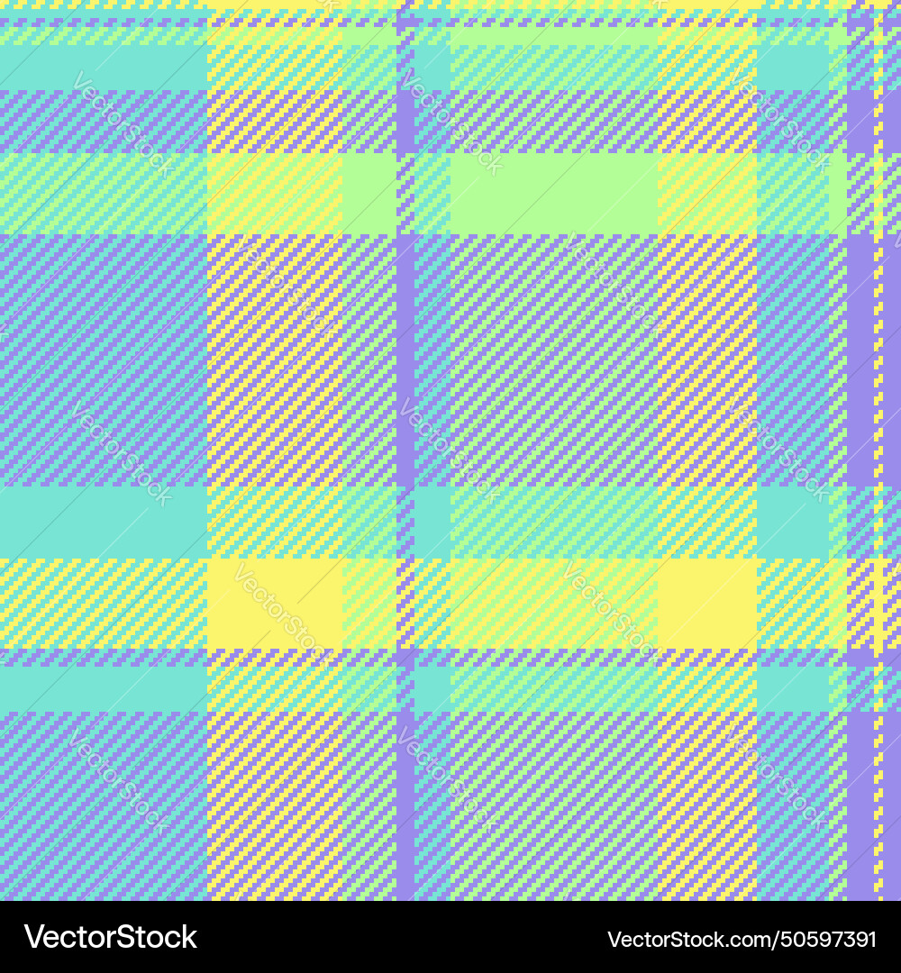 Fabric texture of seamless check textile Vector Image