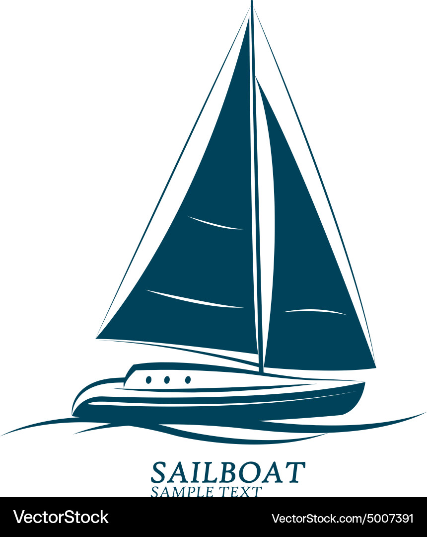 Sailboats Royalty Free Vector Image - VectorStock