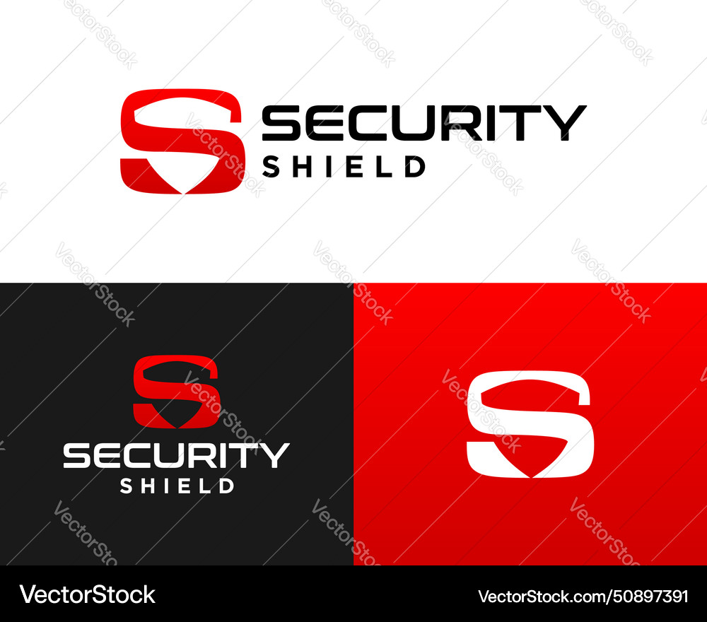 Shield logo Royalty Free Vector Image - VectorStock