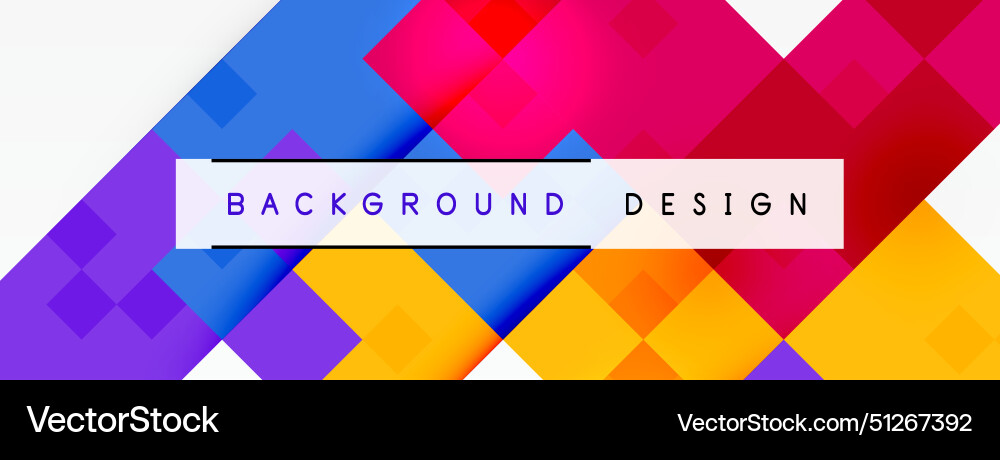A colorful background with the words background Vector Image