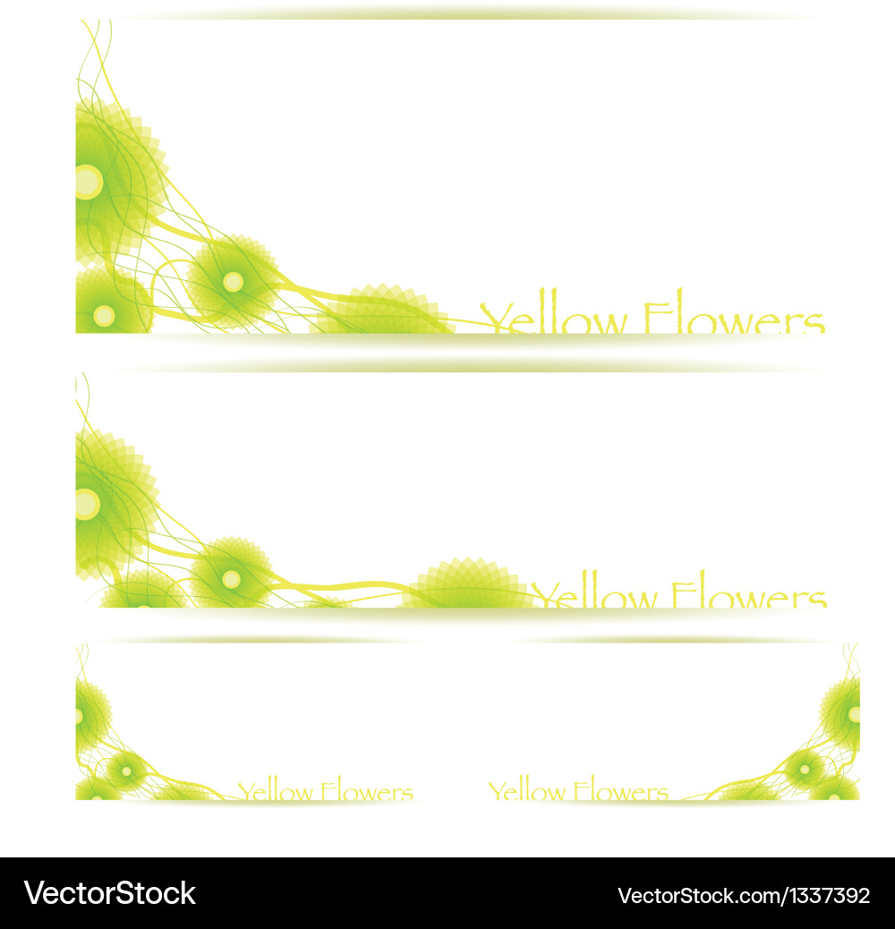 Flower background brochure template Royalty Free Vector