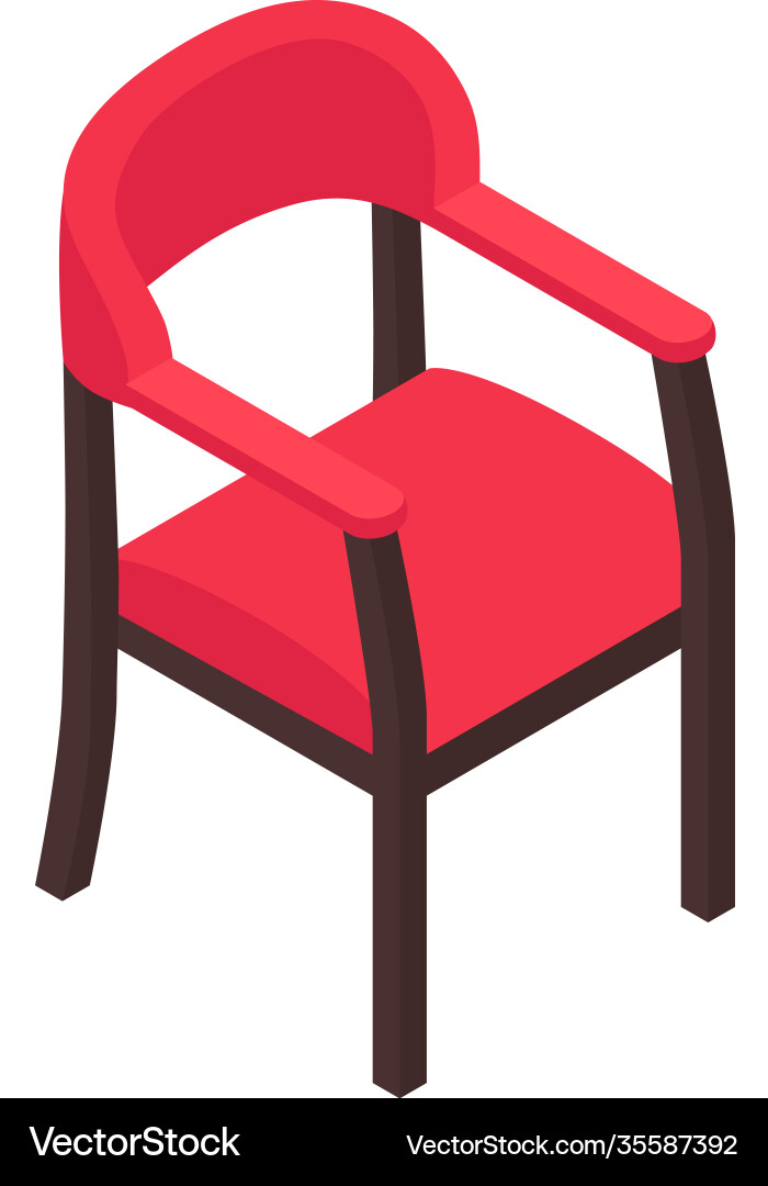 Guest chair conference composition Royalty Free Vector Image