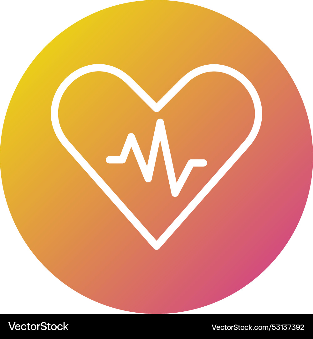 Heart rate icon design Royalty Free Vector Image