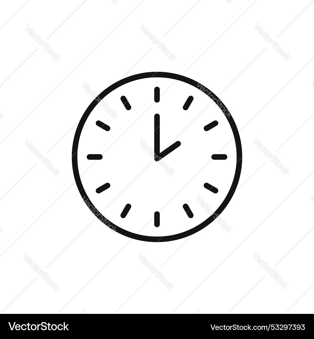 Clock two icon set 2 am or pm time symbol in Vector Image