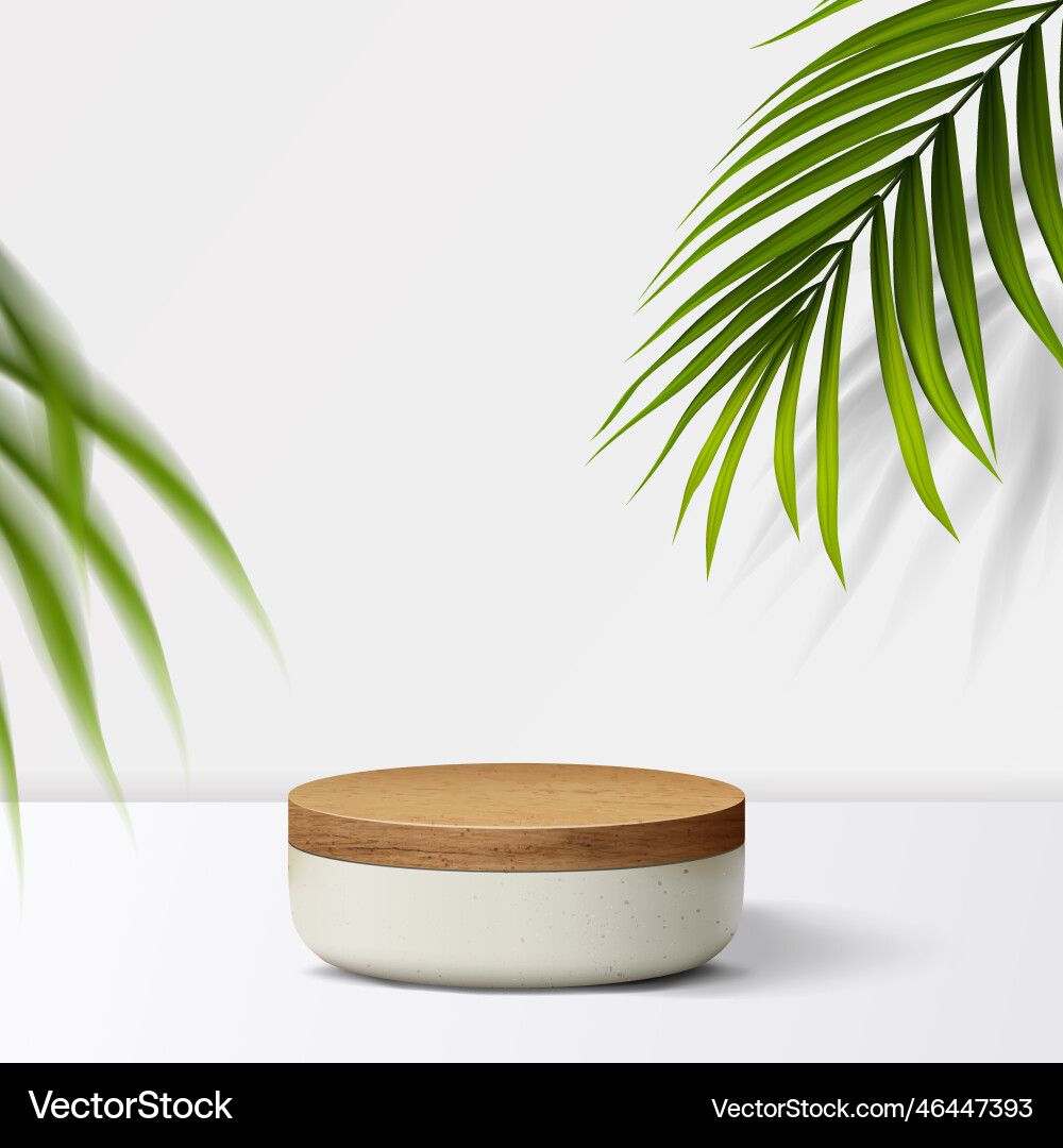Geometric shapes in an abstract minimal scene Vector Image
