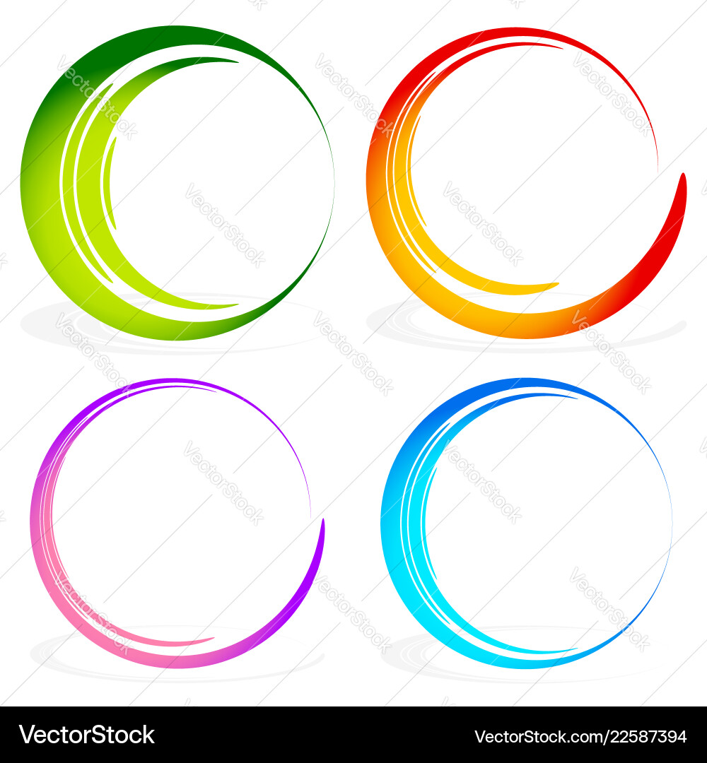 Sketchy Circles - Ink & Scribble Royalty Free Vector