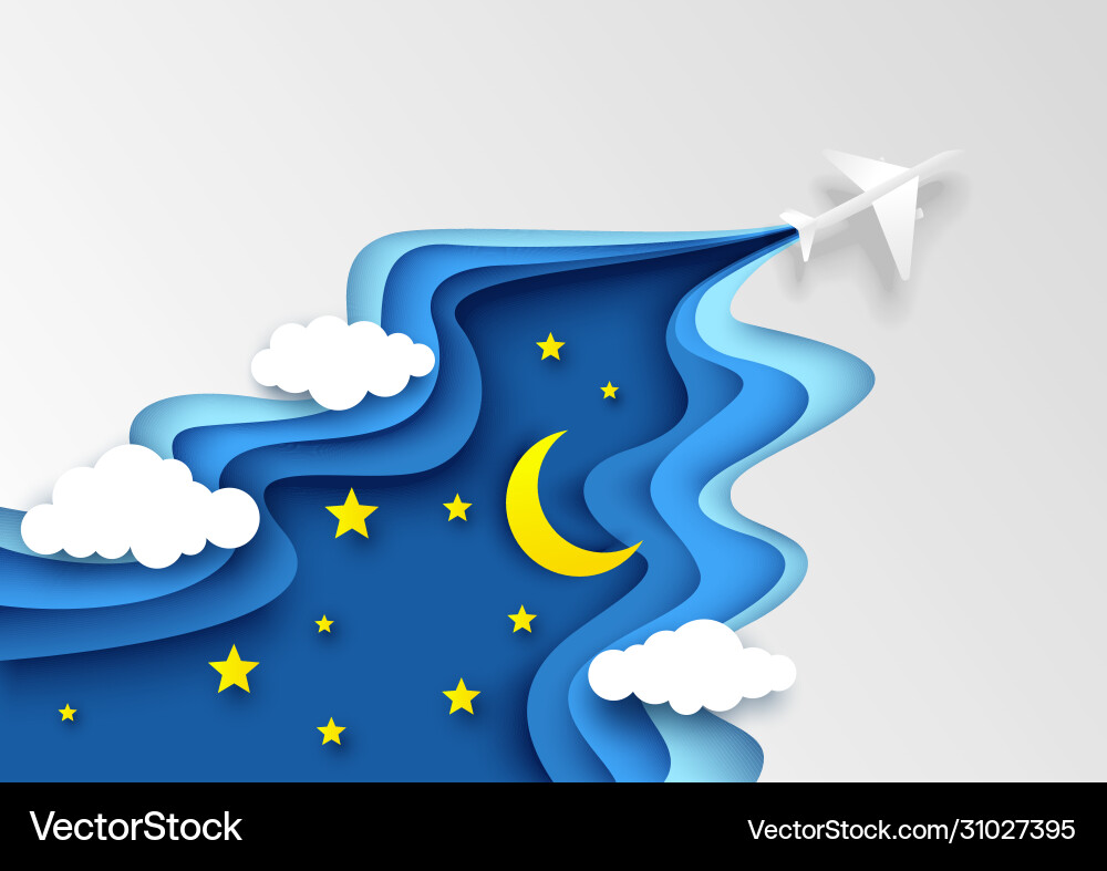 Airplane Night Aeroplane Vector Images (over 220)