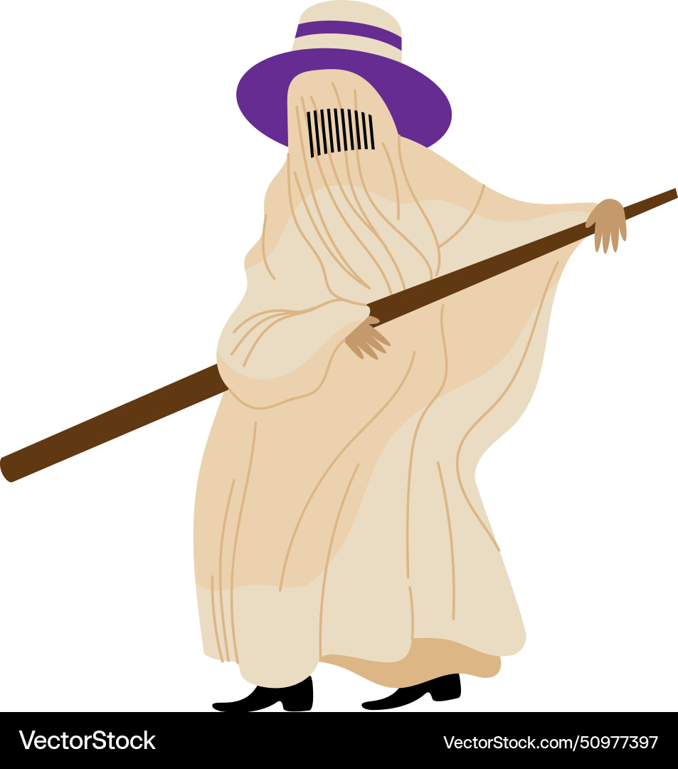 Eyo festival celebration Royalty Free Vector Image