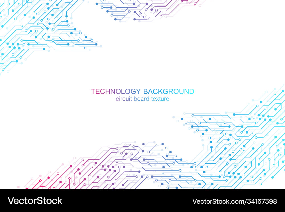 Computer motherboard background Royalty Free Vector Image