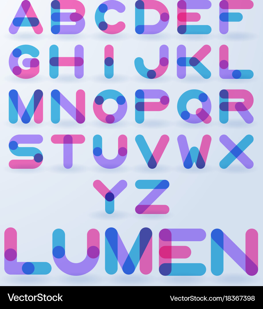 Transparent abc Royalty Free Vector Image - VectorStock