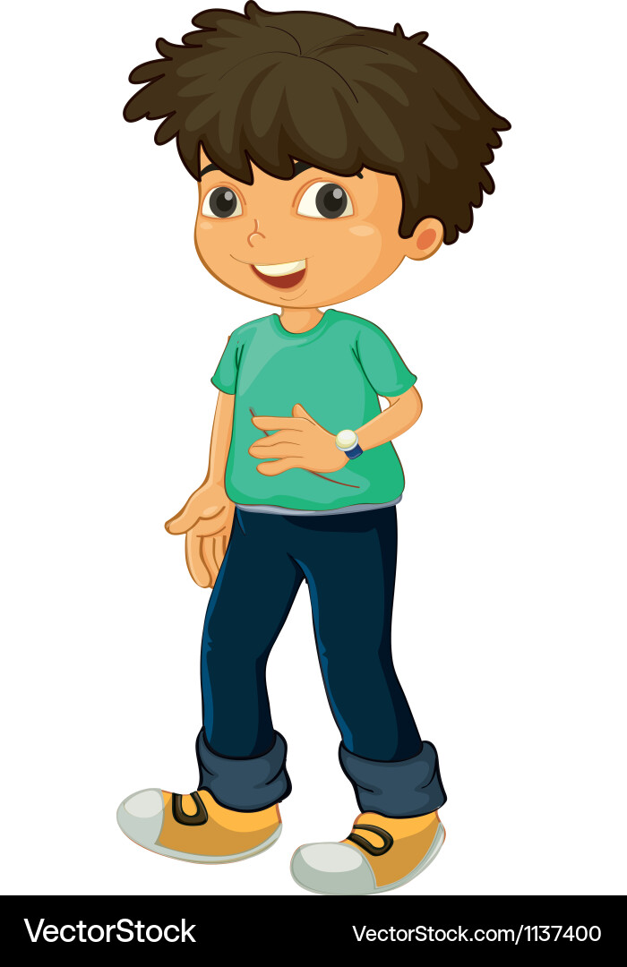A boy Royalty Free Vector Image - VectorStock