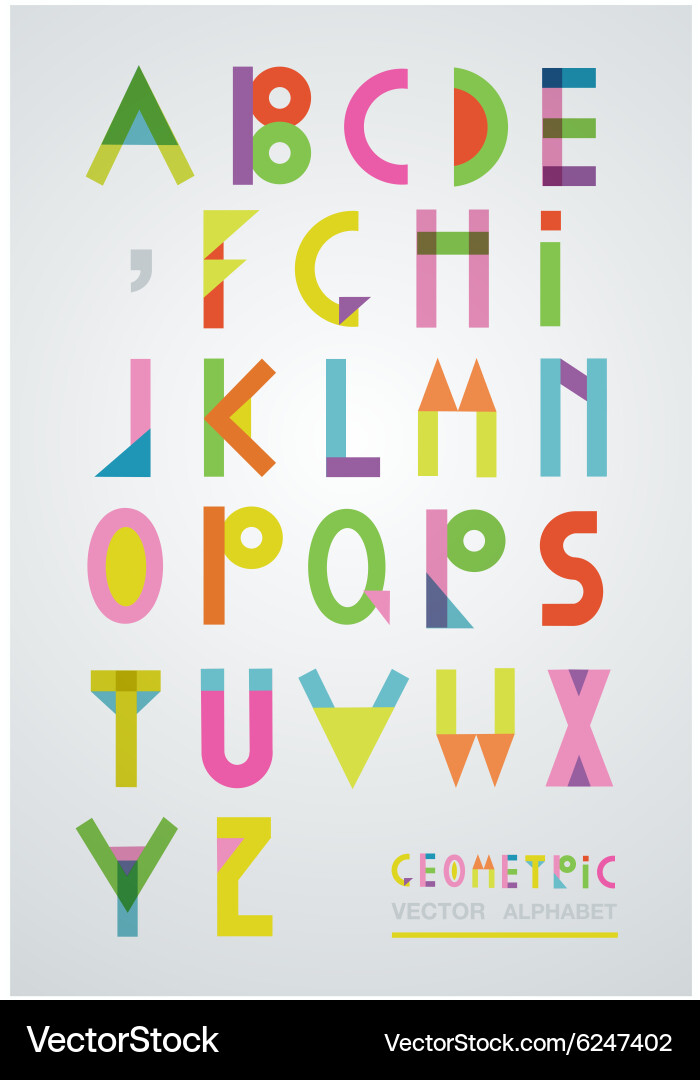 Alphabet Royalty Free Vector Image - VectorStock