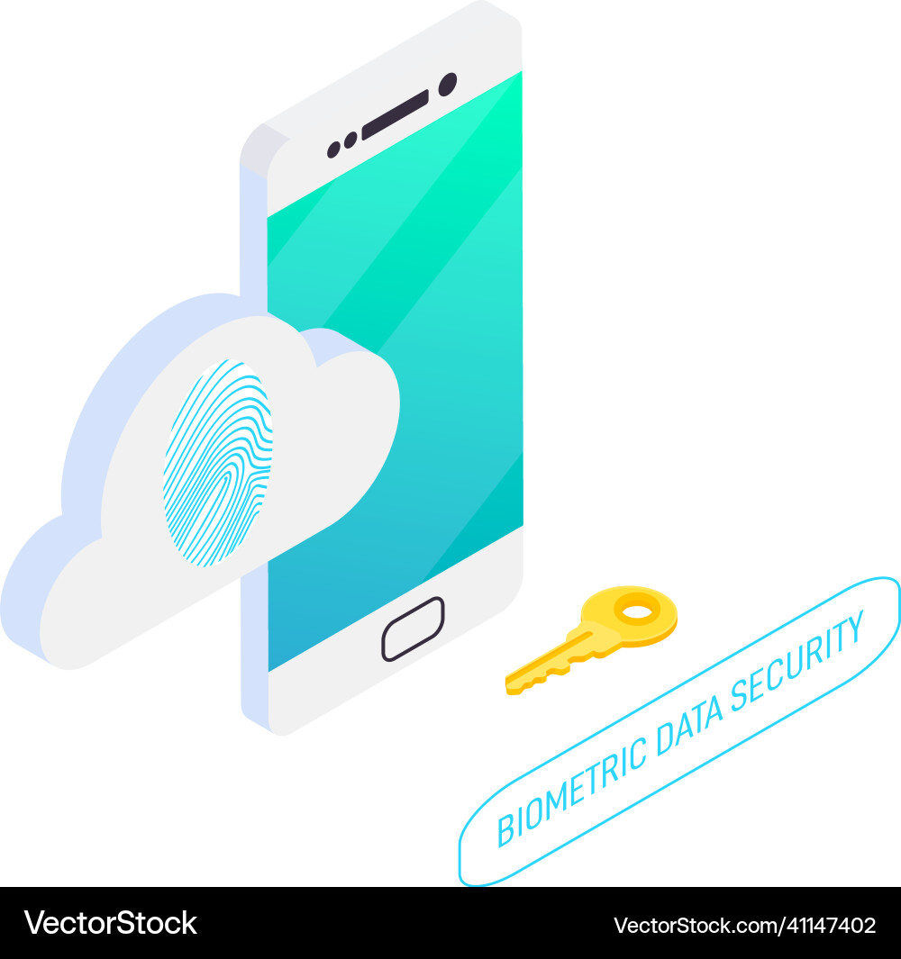 Biometric authentication icon Royalty Free Vector Image Biometric authentication icon Royalty Free Vector Image