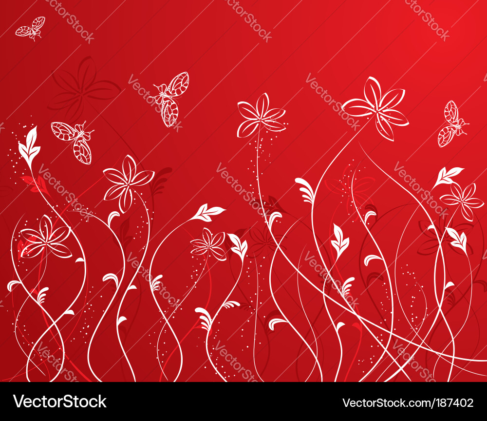 Flower background Royalty Free Vector Image - VectorStock