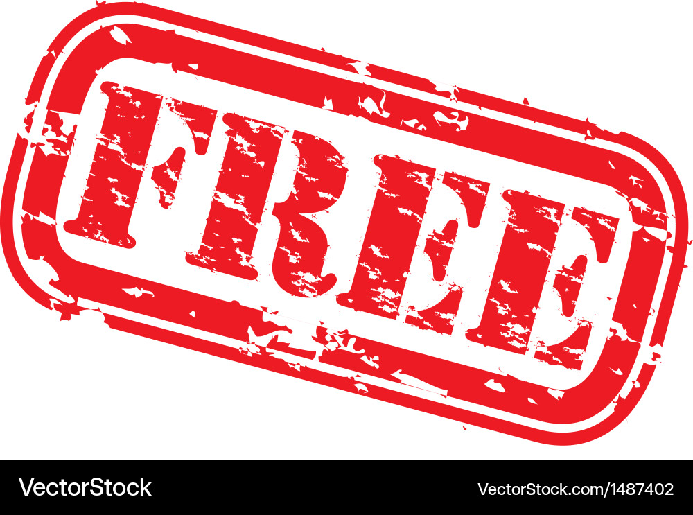 Gratis Stempel Lizenzfreies Vektorbild - VectorStock