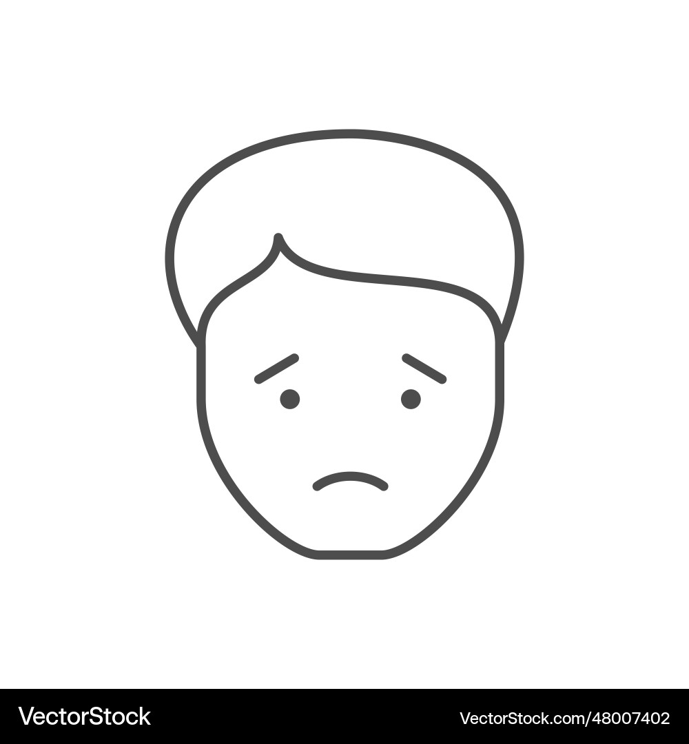 Gloomy Person Clipart Free Vectors | Illustration Of A Sad Person