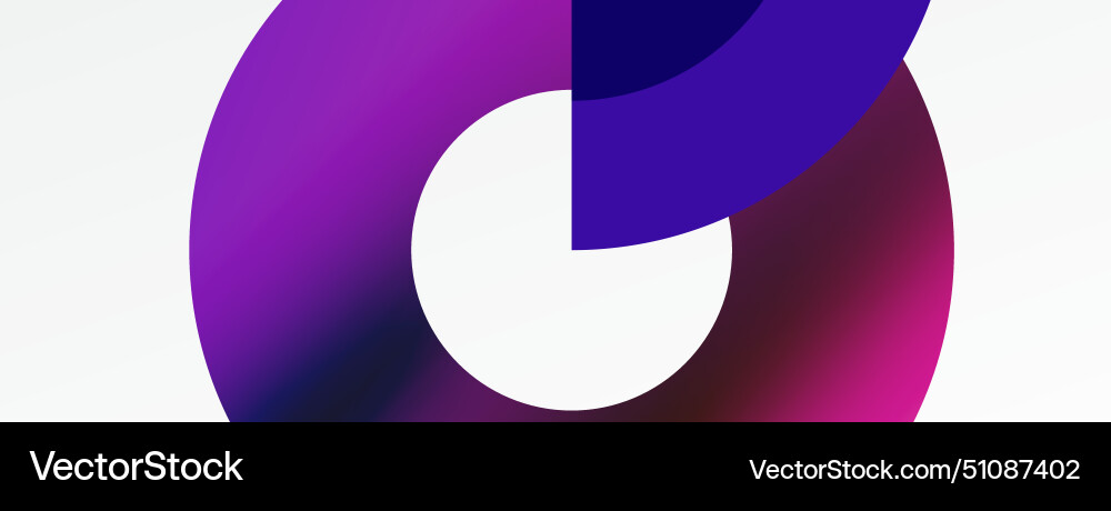 Violet circle with white center symbolic pattern Vector Image