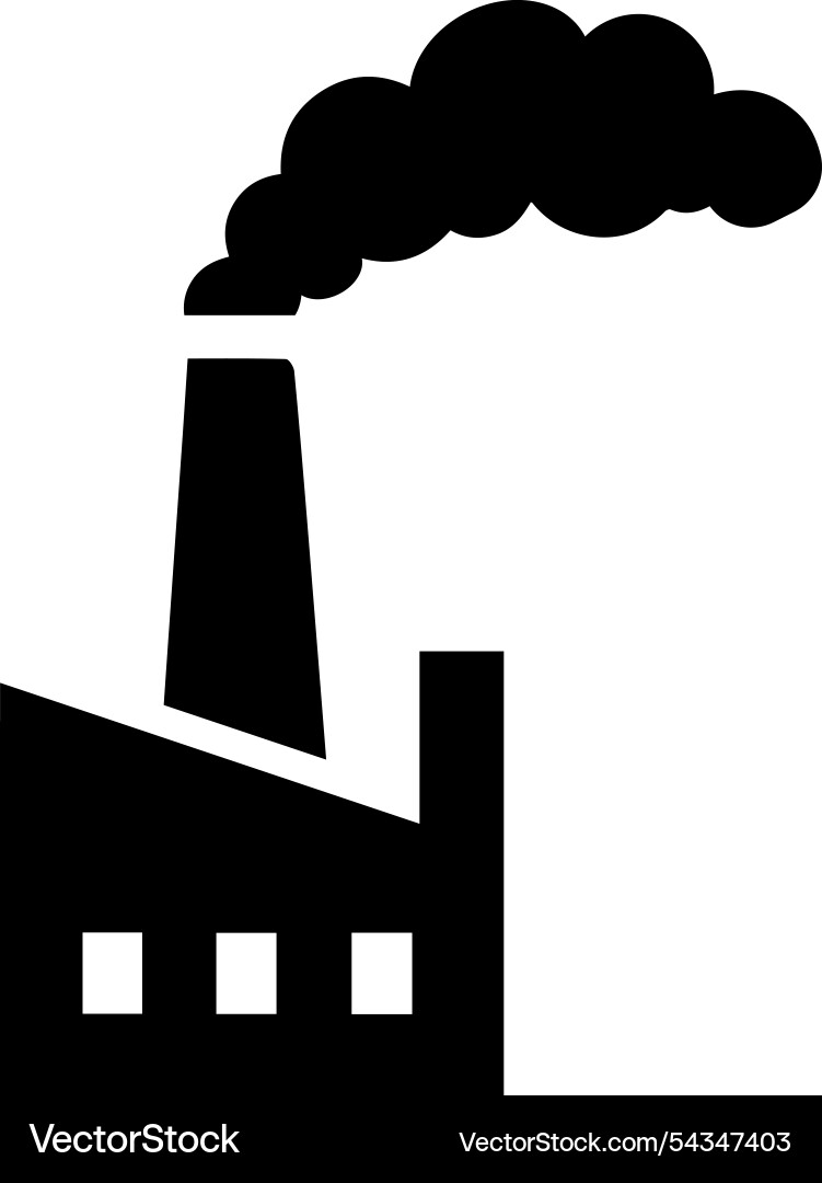 Factory icon logo design template isolated Vector Image