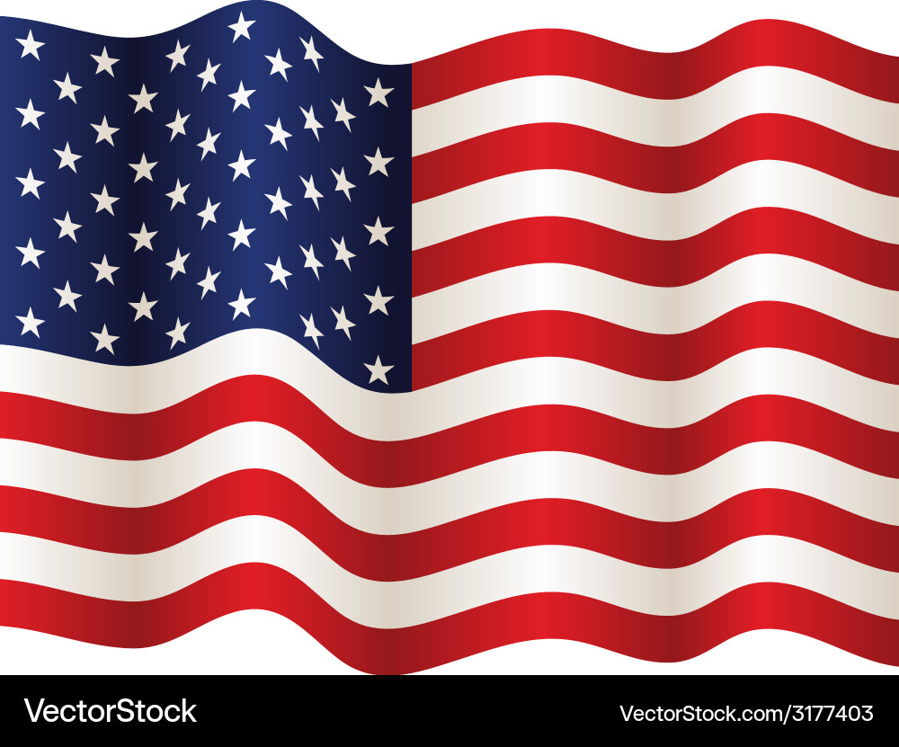 Usa flag Royalty Free Vector Image - VectorStock