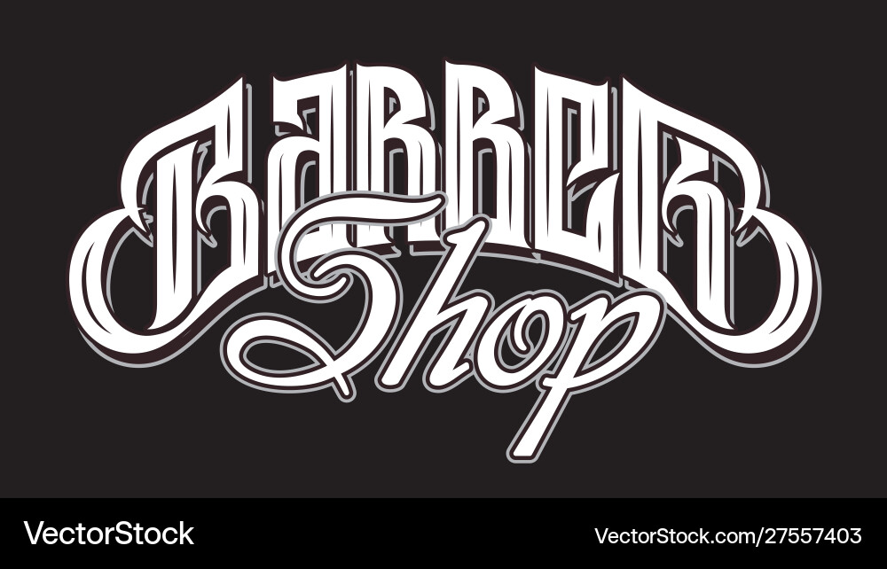 With stylish inscription Royalty Free Vector Image