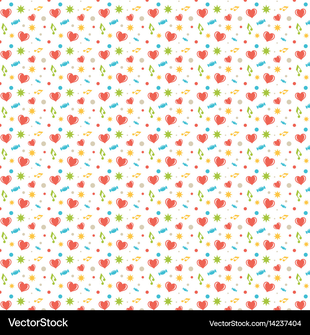 Happy birthday seamless pattern design Royalty Free Vector